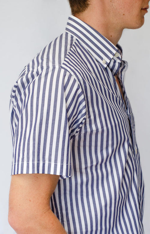 Camisa Rayada Toledo Manga Corta